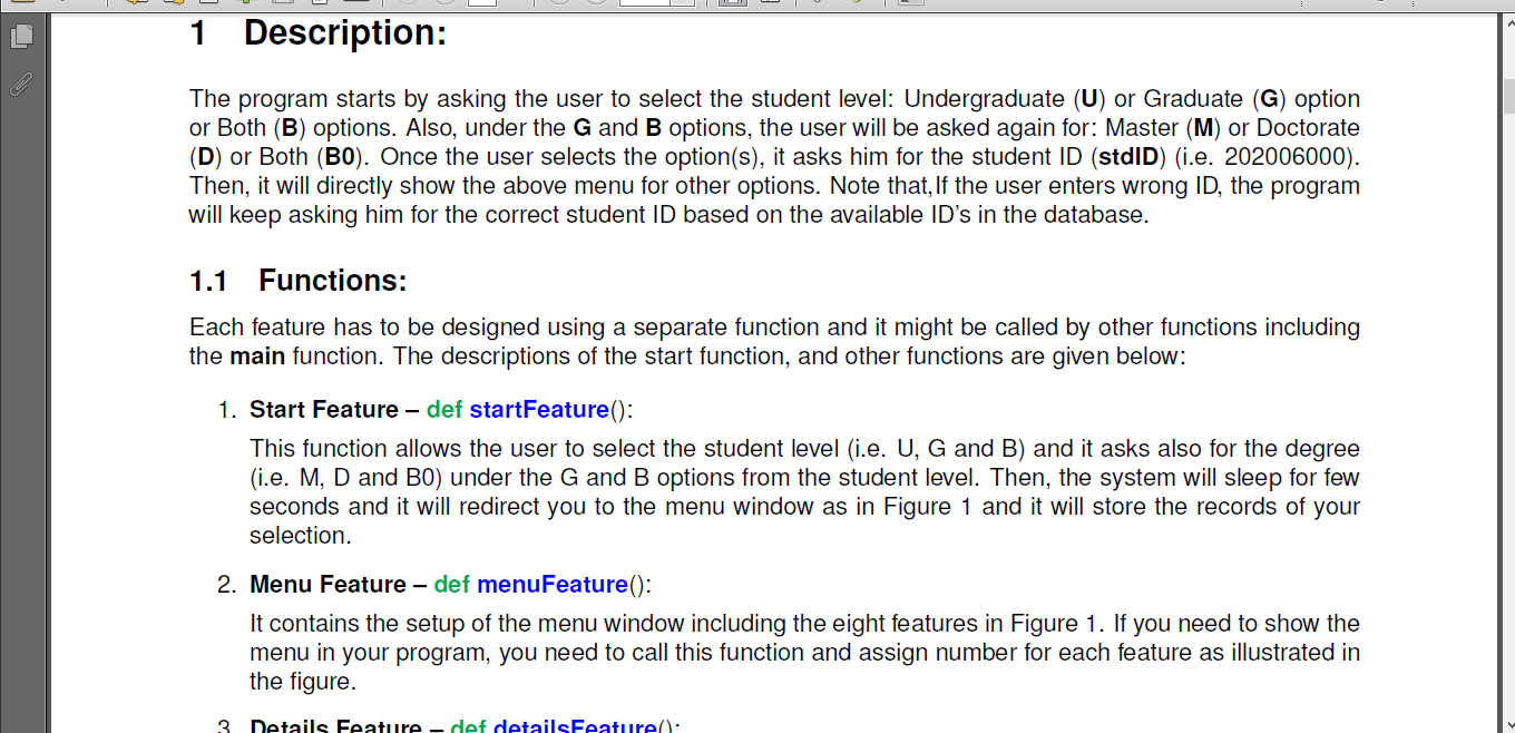 Develop a menu driven complete program that can | Chegg.com