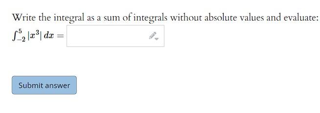 Solved Write the integral as a sum of integrals without | Chegg.com