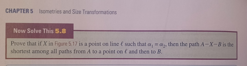 Solved CHAPTER 5 Isometries and Size Transformations Prove | Chegg.com