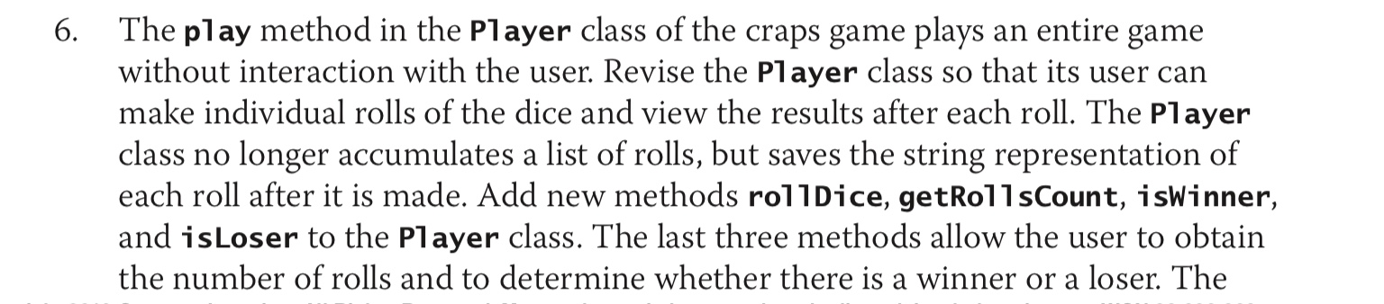 Convert the DiceDemo program discussed in this | Chegg.com