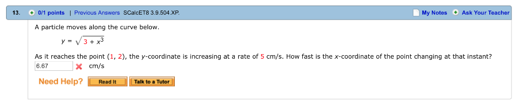 Solved (a) A particle starts by moving to the right along a | Chegg.com