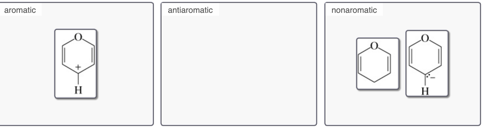 Solved aromatic antiaromatic nonaromatic G + H H | Chegg.com