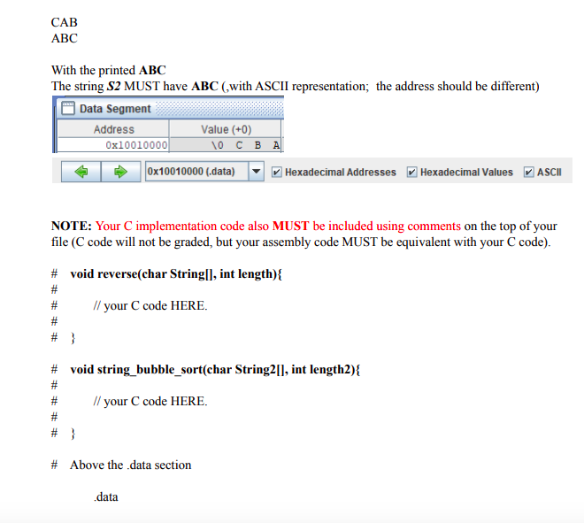 Task 1. Implement a procedure reverse in MIPS | Chegg.com Task 1. Implement a procedure reverse in MIPS | Chegg.com