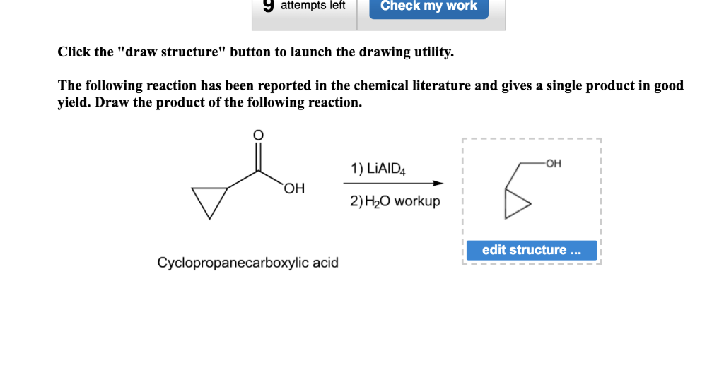 Solved attempts left Check my work Click the "draw | Chegg.com