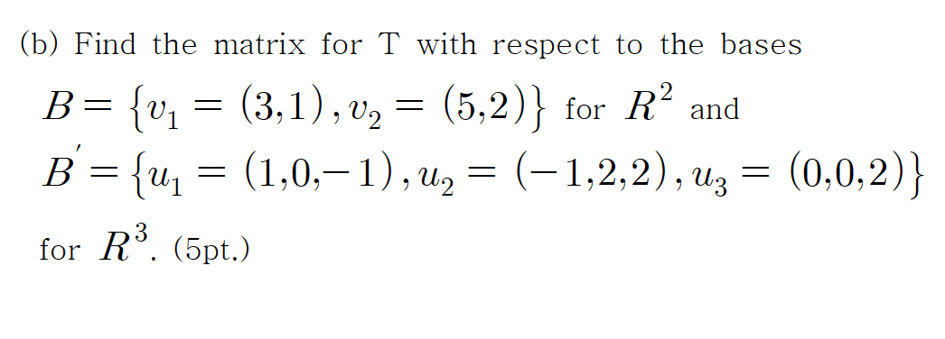 Solved 3 . 3. Let T: R2->R? be the linear transformation 21 | Chegg.com