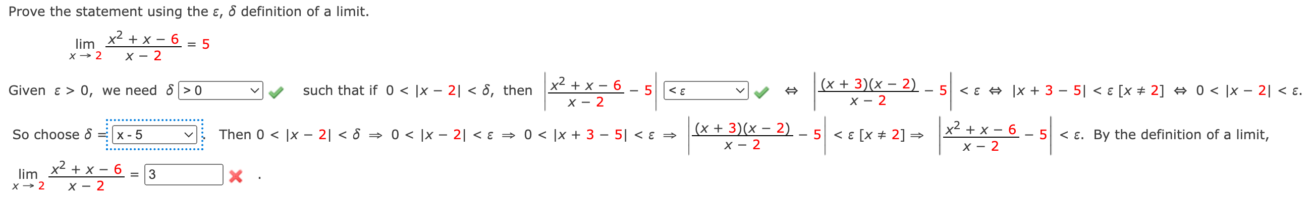 Solved Prove the statement using the ε,δ ﻿definition of a | Chegg.com