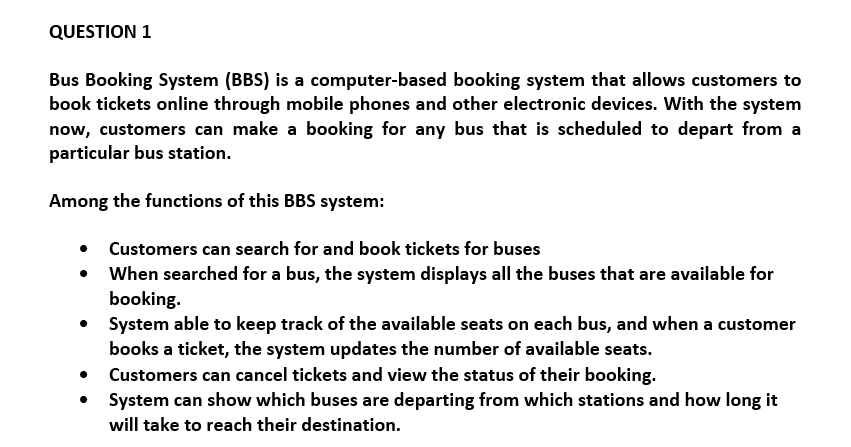 Solved (QUESTION) Draw an activity diagram that models for | Chegg.com