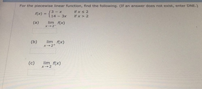Solved For the piecewise linear function, find the | Chegg.com