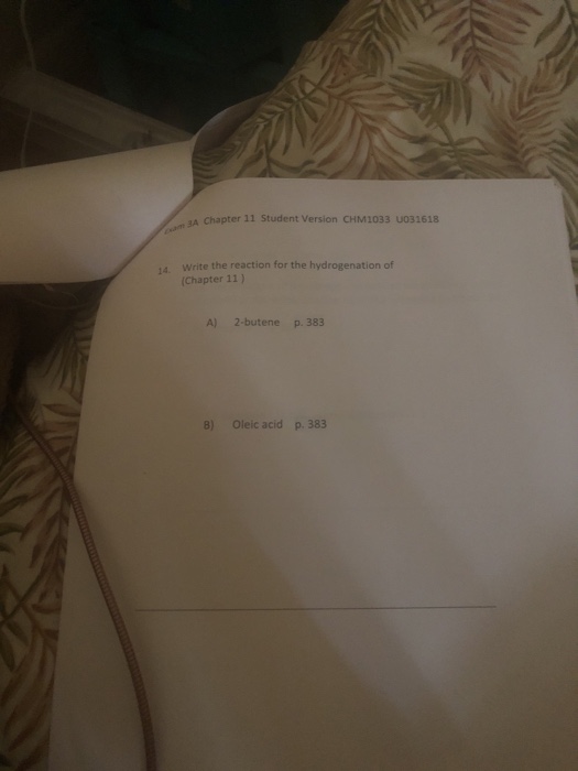 Solved sam 3A Chapter 11 Student Version CHM1033 U031618 12 | Chegg.com