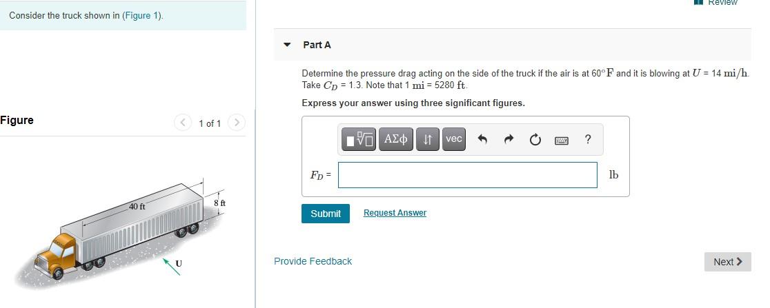 Solved Review Consider the truck shown in (Figure 1). Part A | Chegg.com