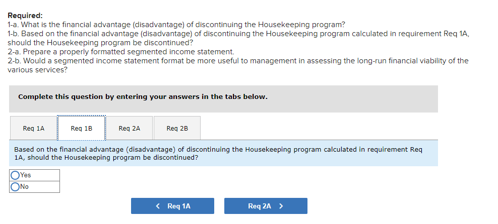 Solved Problem 13-19 (Algo) Dropping or Retaining a Segment | Chegg.com