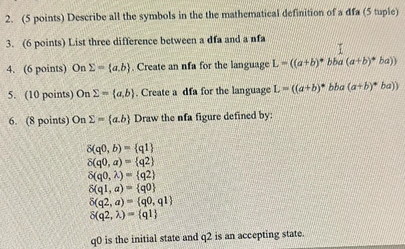 Solved 2. ( 5 points) Describe all the symbols in the the | Chegg.com Solved 2. ( 5 points) Describe all the symbols in the the | Chegg.com