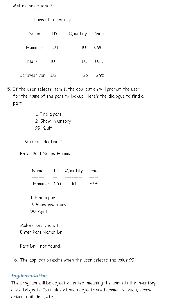 Solved The goal of the project is to implement a simple | Chegg.com