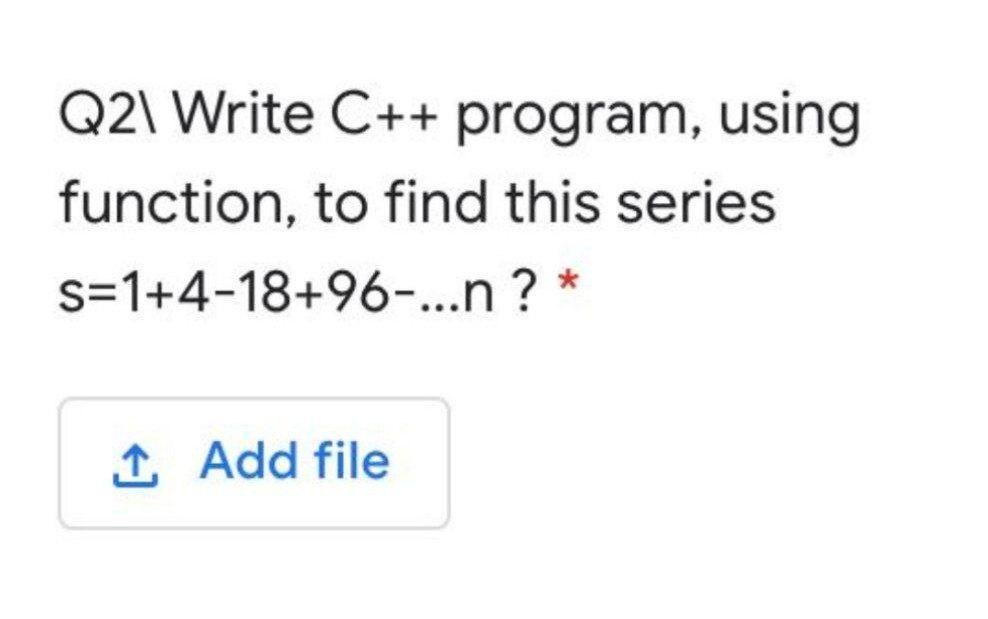 Solved Q21 Write C Program Using Function To Find This 6036