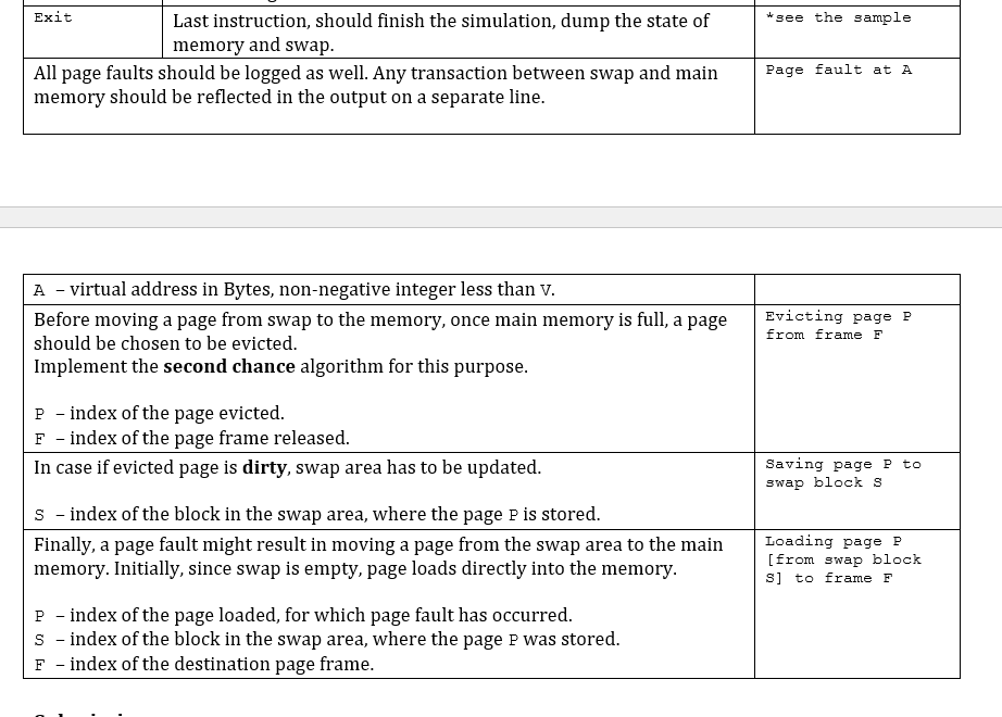 Solved The task is to implement a program that simulates | Chegg.com
