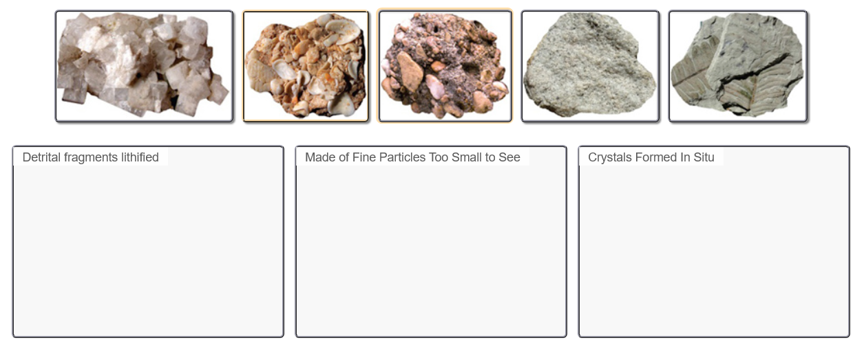 Solved: Part A Sedimentary Rock Texture Describes How The ... | Chegg.com
