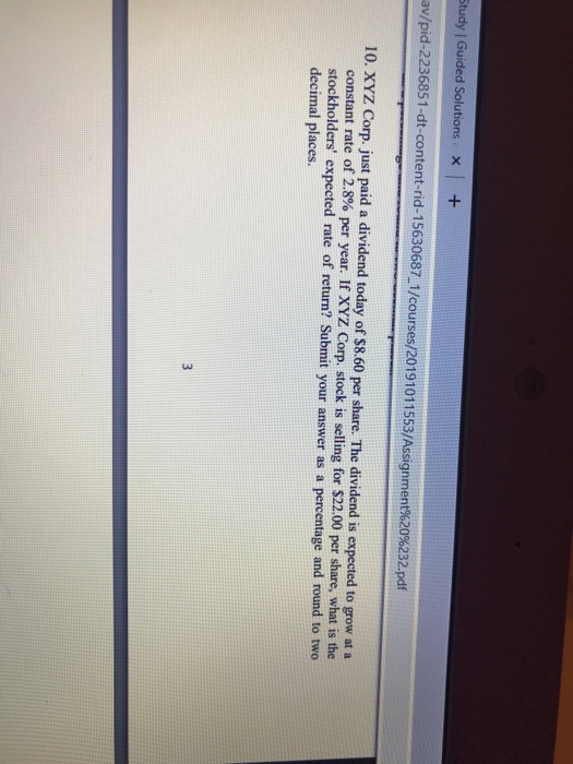 Solved Study | Guided Solutions X+ av/pid-223685 | Chegg.com