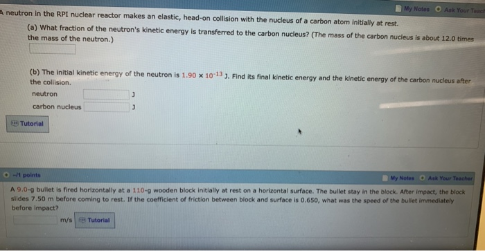 Solved Aneutron in the RPI nuclear reactor makes an elastic, | Chegg.com