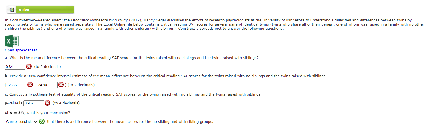 Solved X Excel template Saved File Home Insert Formulas Data | Chegg.com