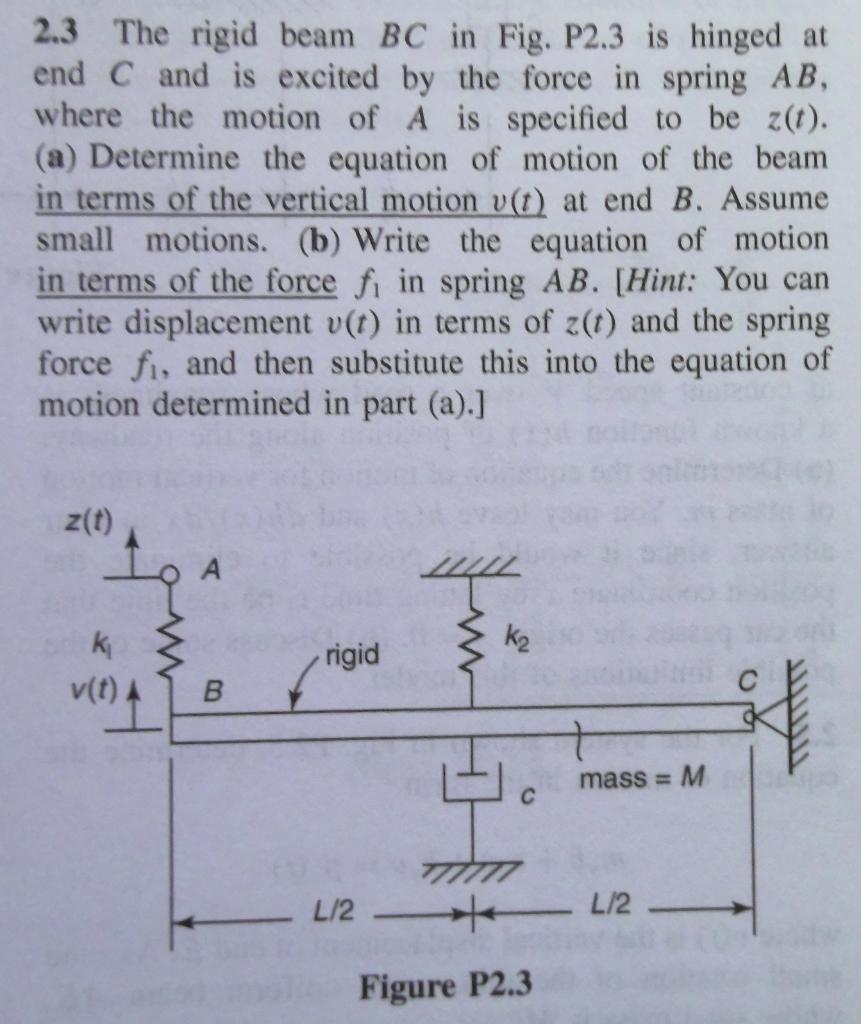 Solved For the problem in Chapter 2, Problem 3 of | Chegg.com