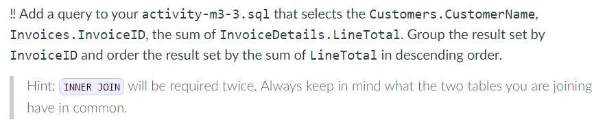 Solved VO activity 4-5 customers CustomerID int(11) | Chegg.com