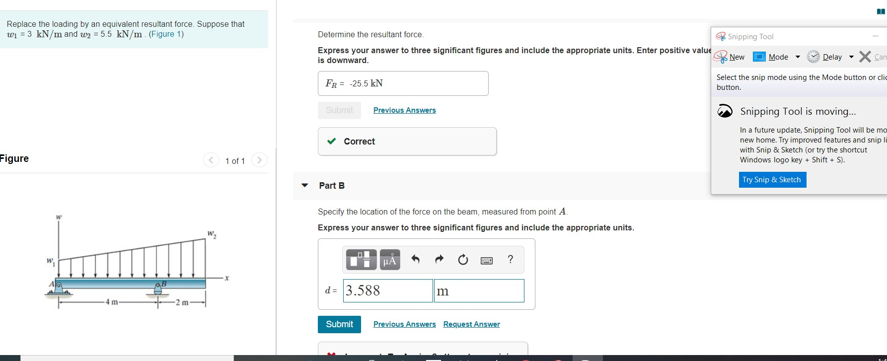 Solved Replace the loading by an equivalent resultant force. | Chegg.com