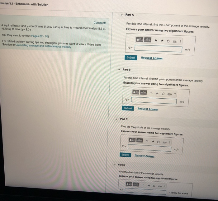 Solved ercise 3.1- Enhanced-with Solution Part A For this | Chegg.com