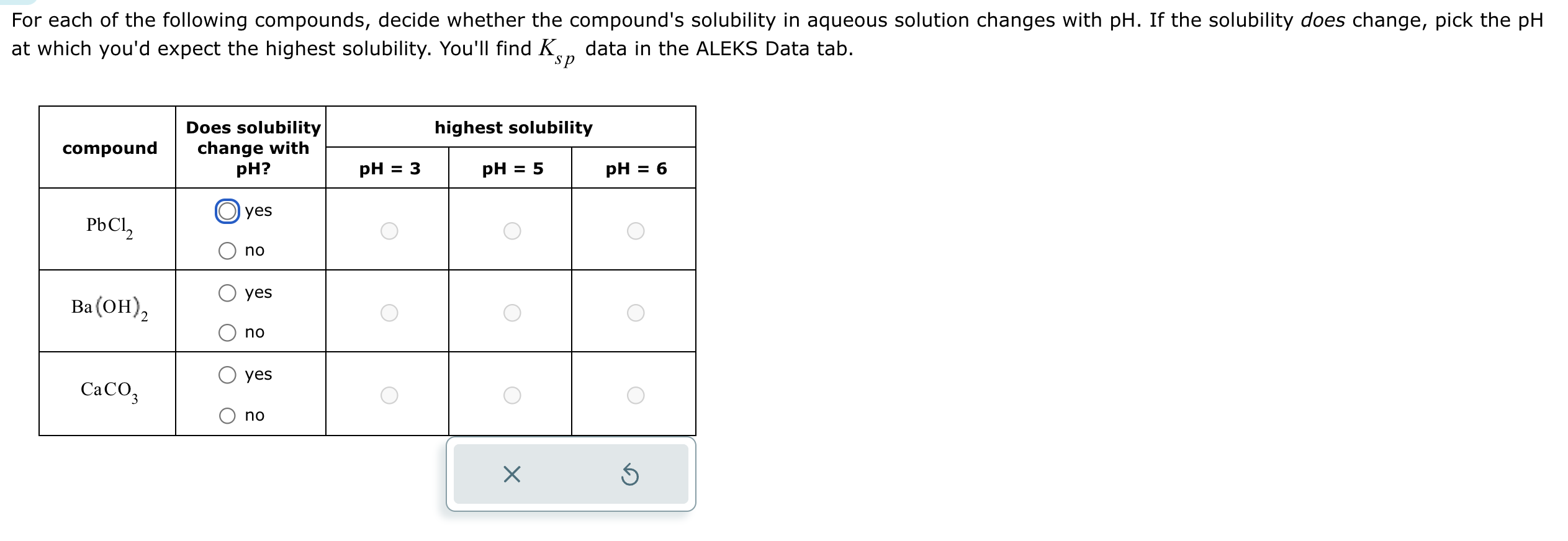 Solved For each of the following compounds, decide whether | Chegg.com