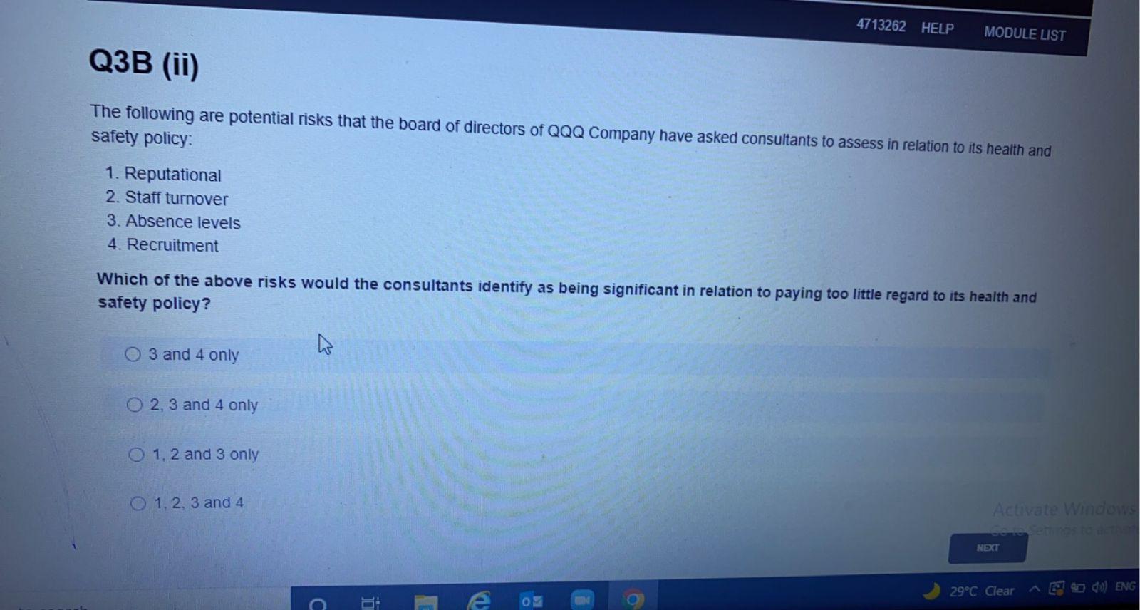 Solved 4713262 HELP MODULE LIST Q2B Which TWO of the | Chegg.com