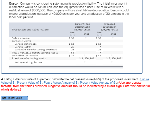 Solved 5.) Recalculate the NPV using a 10% discount rate | Chegg.com