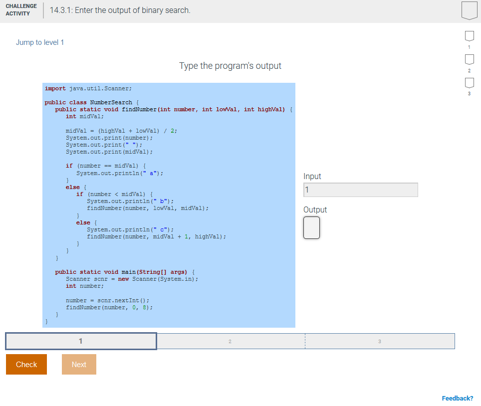 Solved CHALLENGE ACTIVITY 14.3.1: Enter the output of binary | Chegg.com