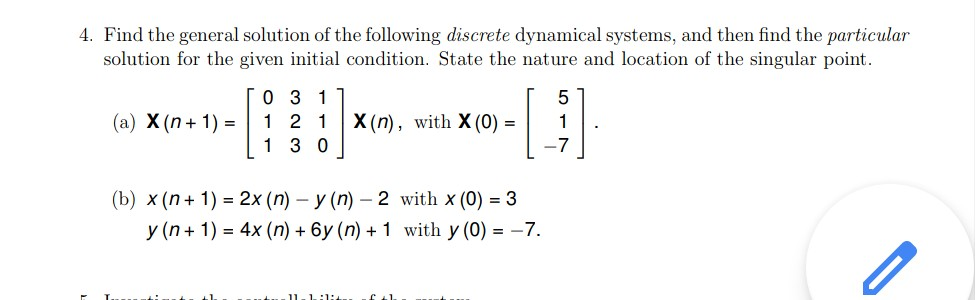 Solved 4. Find the general solution of the following | Chegg.com