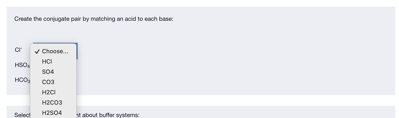 Solved Create the conjugate pair by matching an acid to each | Chegg.com