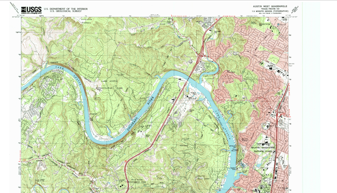 Solved Look at the northwest portion of the map south of | Chegg.com