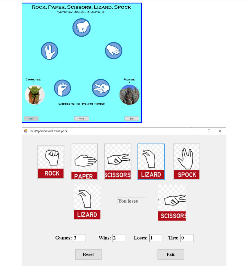 Solved RockPaperScissors Basic Steps in Creating your | Chegg.com