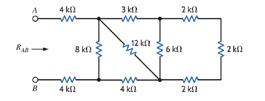 Solved Find the equivalent resistance at the terminals 𝑅AB | Chegg.com