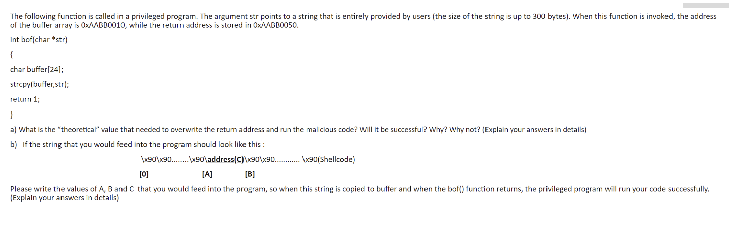Solved of the buffer array is 0xAABB0010, while the return | Chegg.com Solved of the buffer array is 0xAABB0010, while the return | Chegg.com