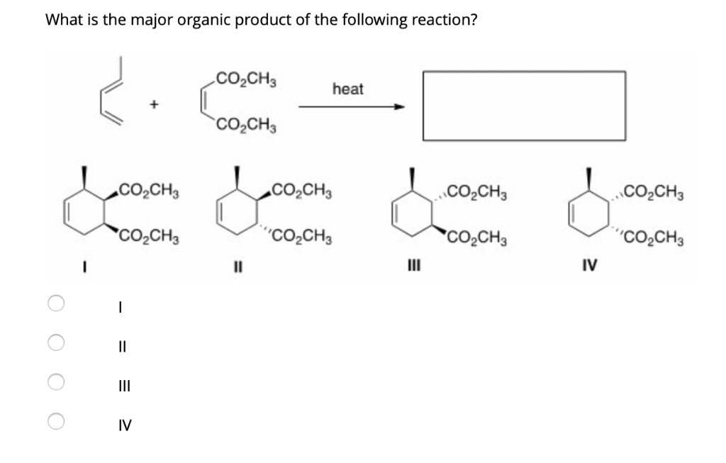 Solved What is the major organic product of the following | Chegg.com