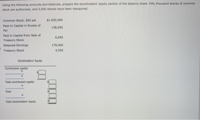 Solved Using the following accounts and balances, prepare | Chegg.com