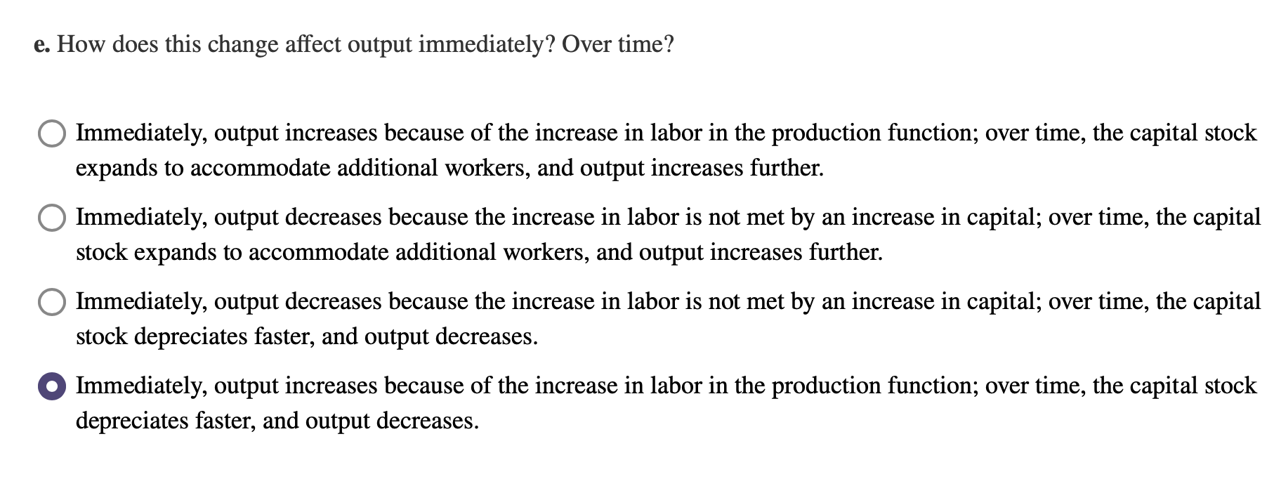 Solved Capital Accumulation as a Source of Growth _ End of | Chegg.com