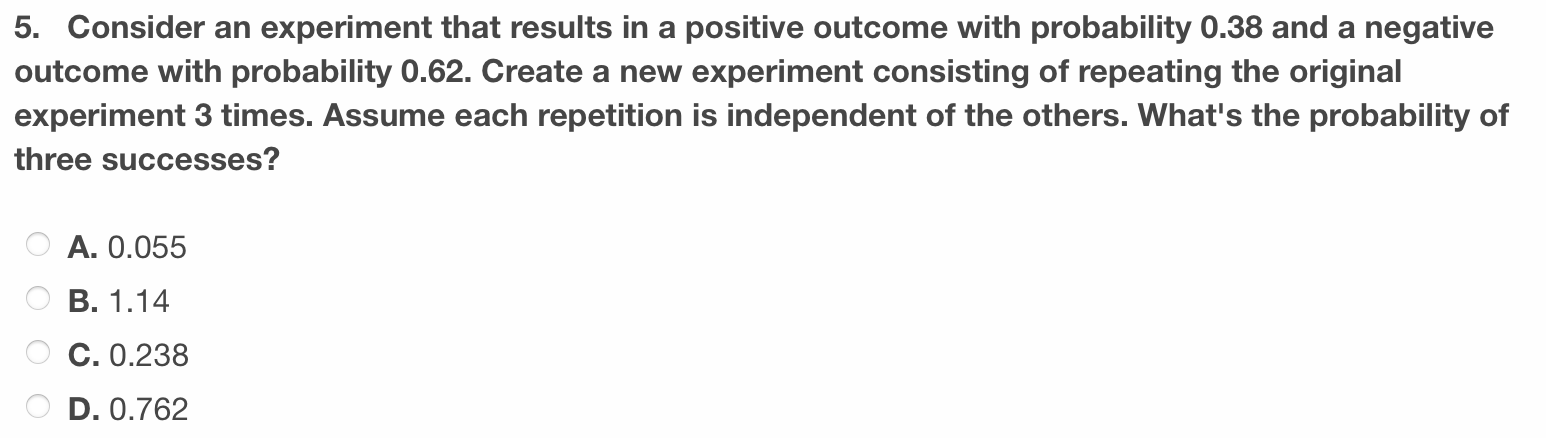 Solved 5. Consider an experiment that results in a positive | Chegg.com