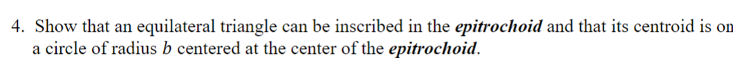 Solved Show that an equilateral triangle can be inscribed in | Chegg.com