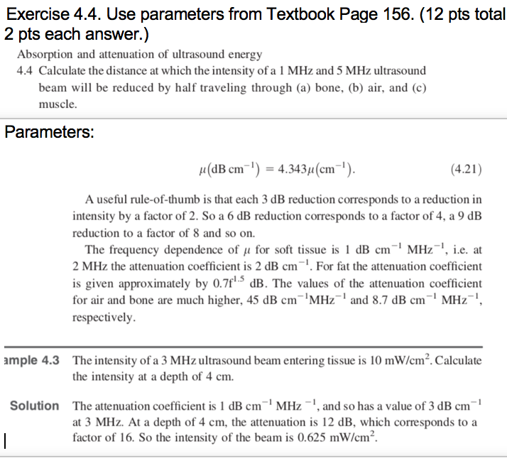 Solved Exercise 4.4. Use parameters from Textbook Page 156. | Chegg.com