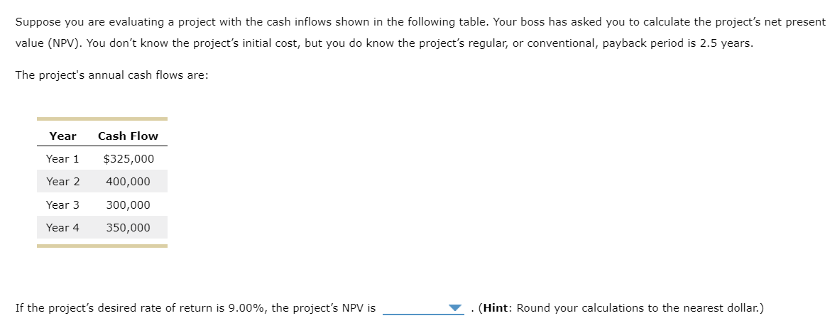 Solved Suppose you are evaluating a project with the cash | Chegg.com