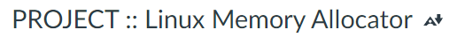 Solved PROJECT :: Linux Memory AllocatorFor this assignment, | Chegg.com