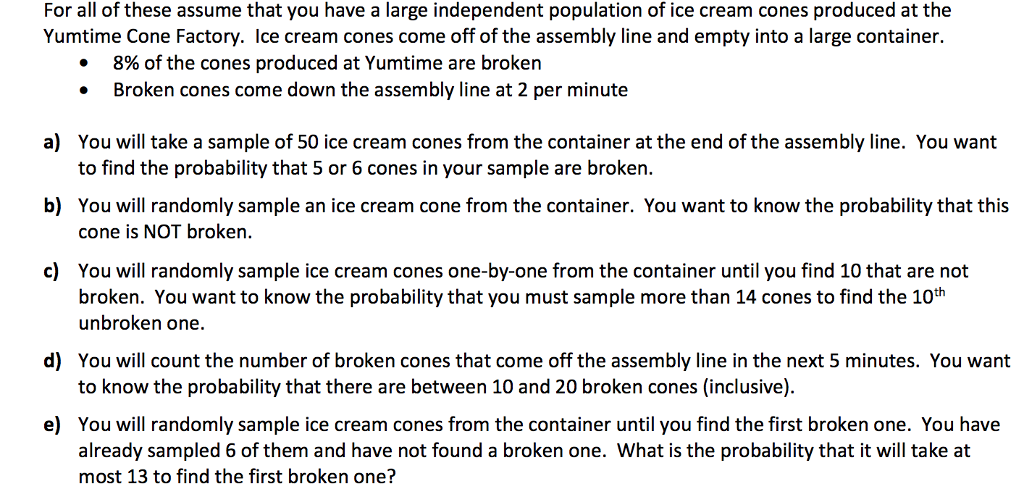 Solved For all of these assume that you have a large | Chegg.com