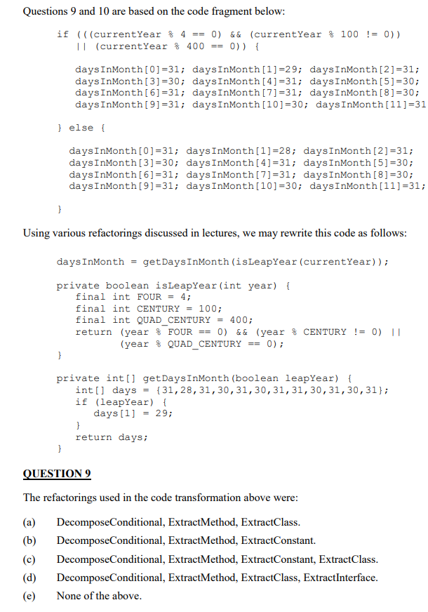 Solved QUESTION 1 Which of the following is not a feature of | Chegg.com