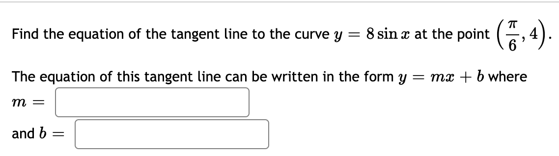 Solved Find the equation of the tangent line to the curve y | Chegg.com