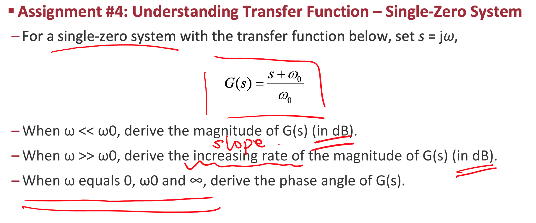 Solved - Assignment #4: Understanding Transfer Function - | Chegg.com