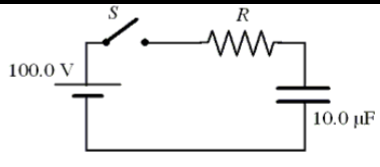 Solved The Figure shows a simple RC circuit consisting of | Chegg.com